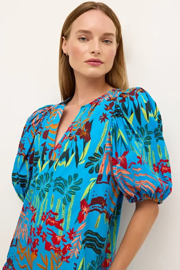 MARIE OLIVER Clara Mini Dress - Amazon Azure | Editorialist