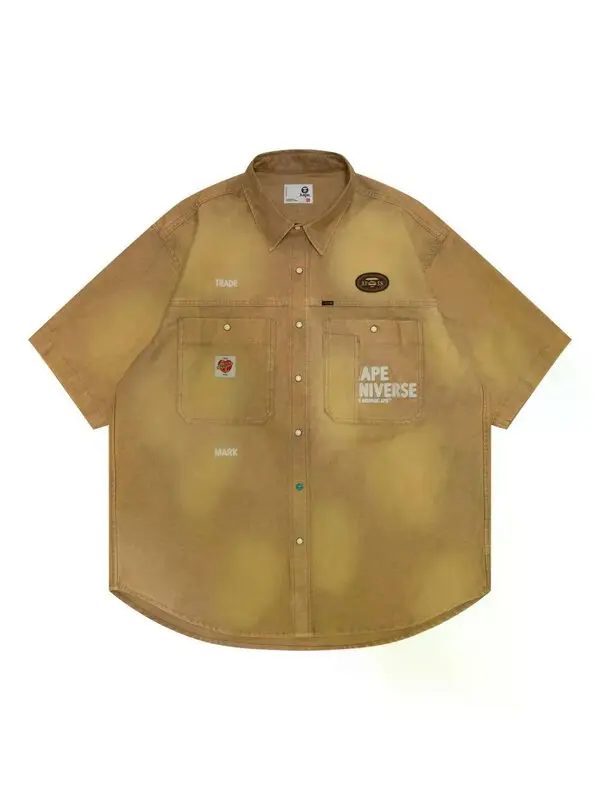 AAPE BY *A BATHING APE® Embroidered-logo Shirt