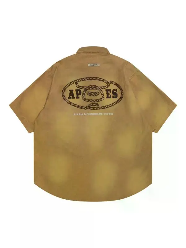 AAPE BY *A BATHING APE® Embroidered-logo Shirt