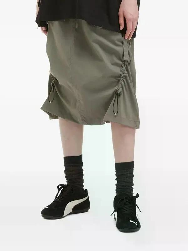 MUSIUM DIV. Cargo-pockets Midi Skirt - Green