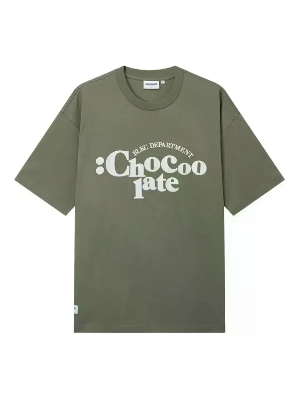 CHOCOOLATE Logo Print T-shirt - Green