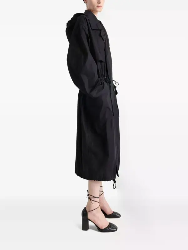 LEMAIRE Lightweight Trench Coat - Black