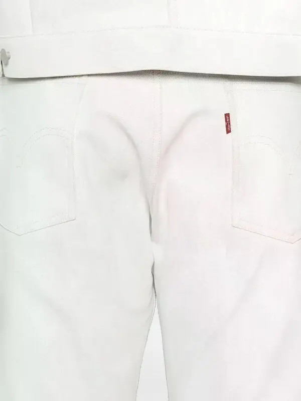 Junya Watanabe Logo-patch Jeans - Neutrals