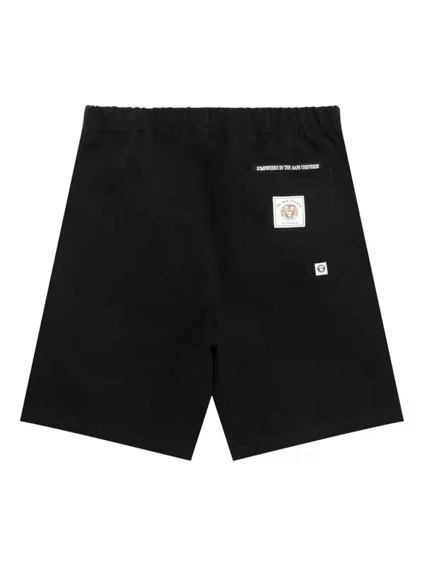 AAPE BY *A BATHING APE® Logo-patch Shorts