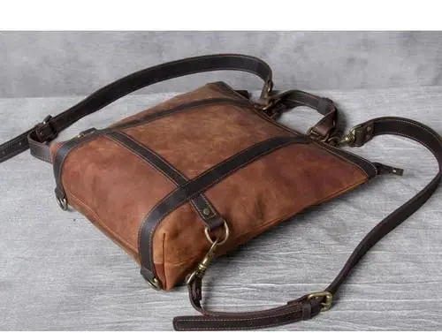 STEEL HORSE LEATHER The Icarus Backpack - Brown