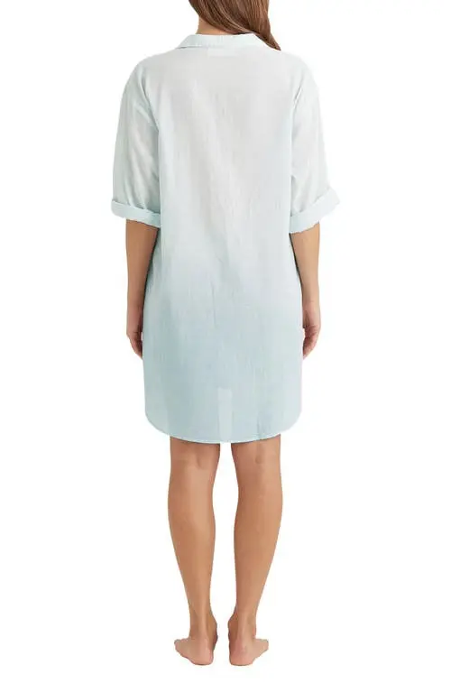 PAPINELLE Ombré Cotton Voile Nightshirt