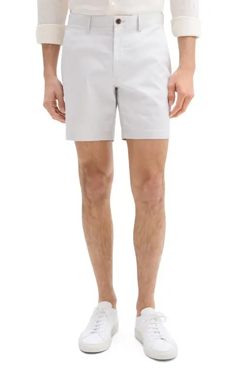 Theory Zaine Cotton Blend Shorts - Fog