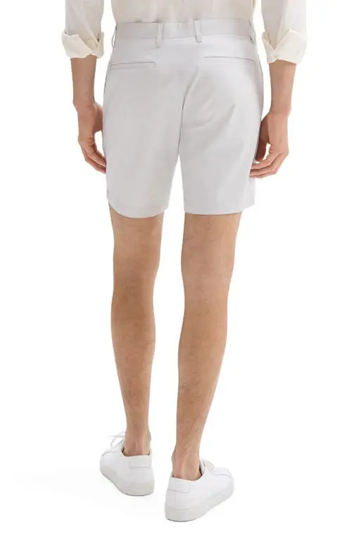 Theory Zaine Cotton Blend Shorts - Fog
