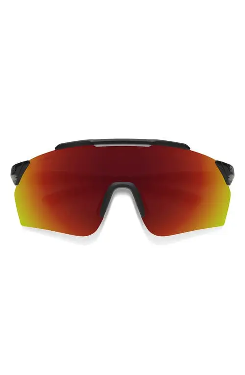 SMITH Ruckus 135mm Chromapop™ Shield Sunglasses - Matte Black / Red