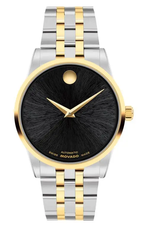 Movado Museum Classic Automatic Bracelet Watch - Black