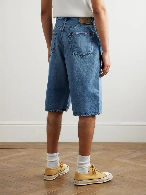 ORSLOW Super Dad's Denim Shorts - Blue
