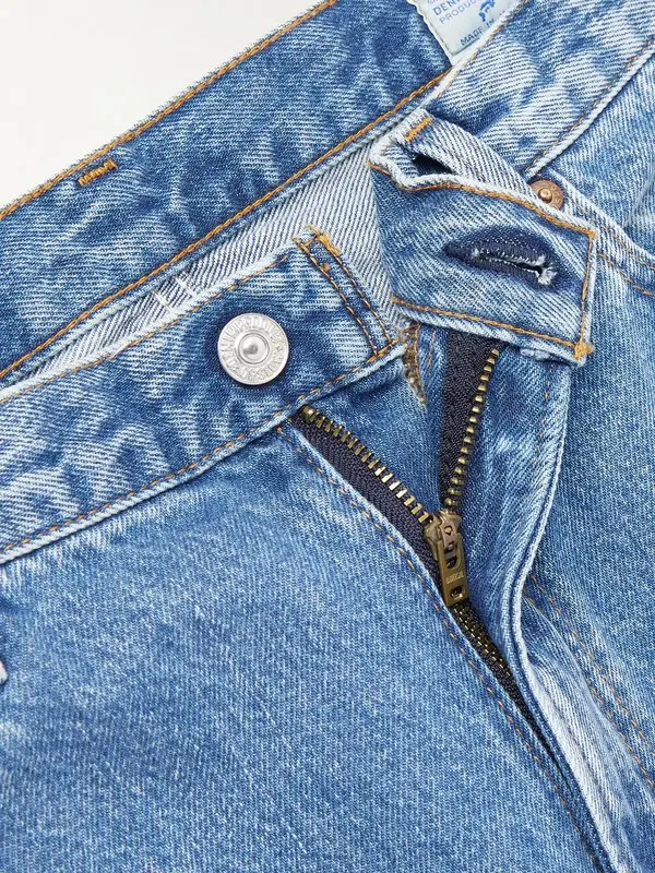 ORSLOW Super Dad's Denim Shorts - Blue
