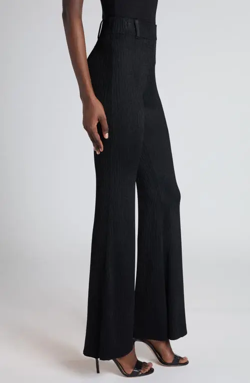 TOM FORD Rib Knit Flare Leg Pants