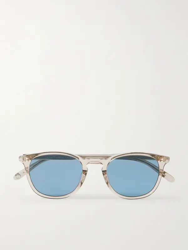 Garrett Leight Kinney Round-frame Sunglasses - Gray