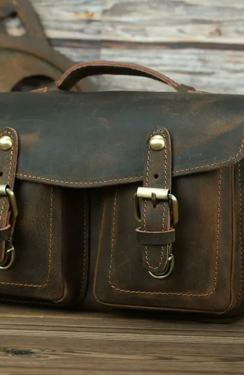 STEEL HORSE LEATHER Faust Camera Bag