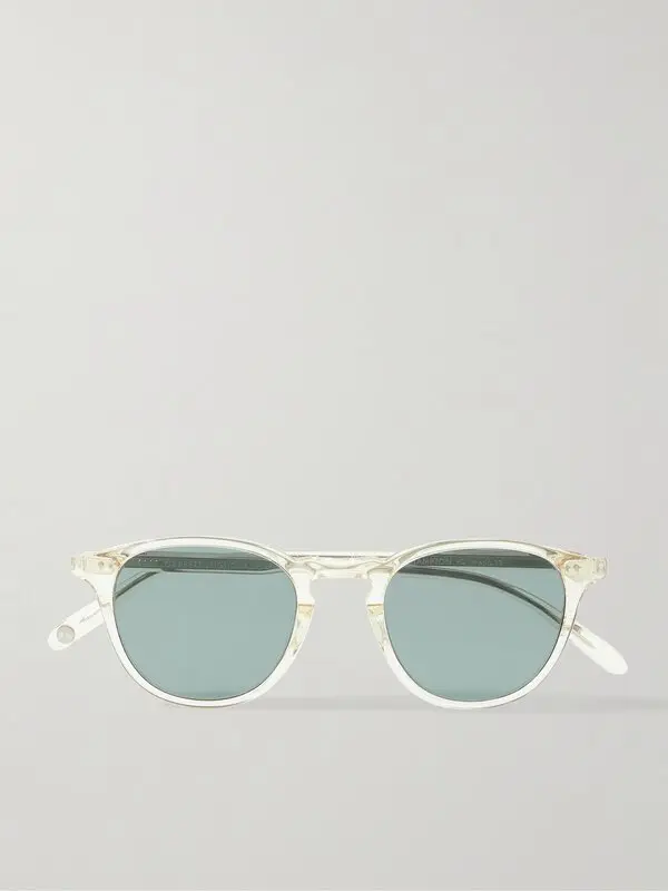 Garrett Leight Hampton Round-frame Sunglasses - Neutrals