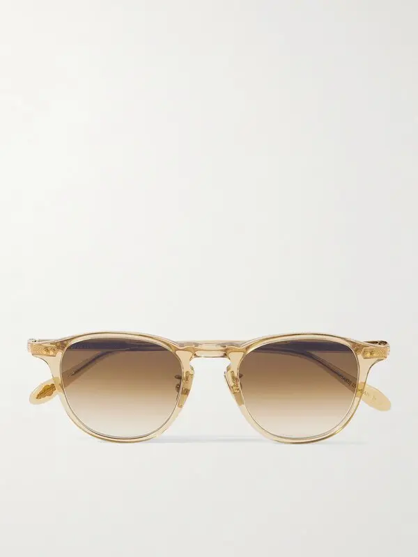 Garrett Leight Hampton J Sunglasses - Brown