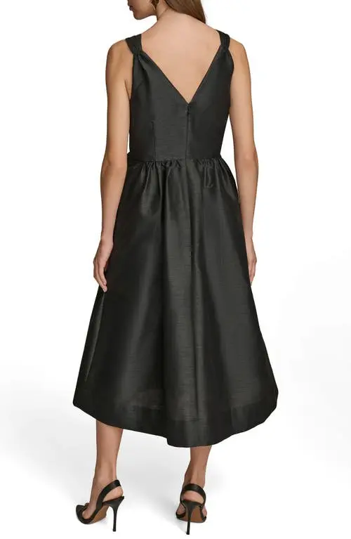 donna karan fit and flare cocktail dress Donna Karan New York Women's Jacquard Fit and Flare Dress
