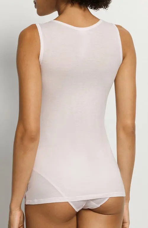 Hanro Ultralight Cotton Tank Top - Honeydew