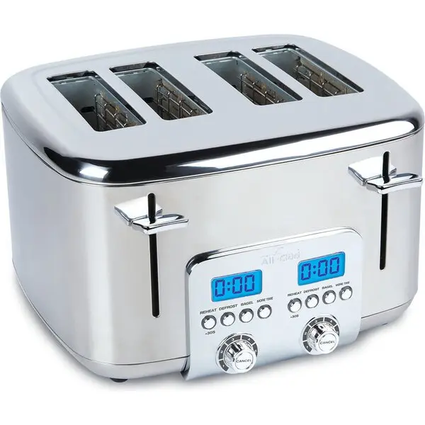ALL-CLAD 4-slice Digital Toaster - Silver