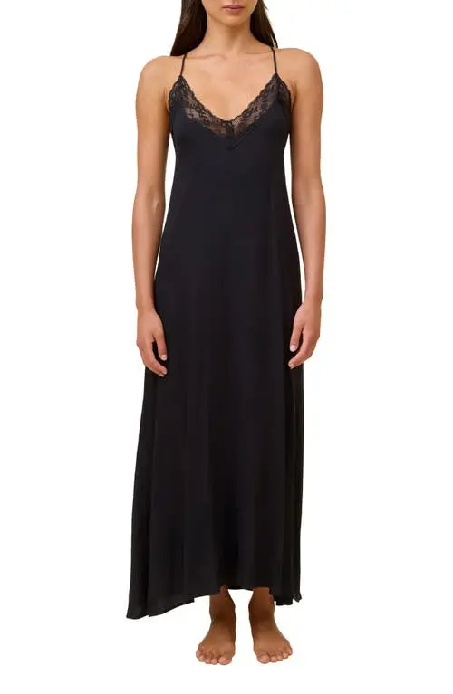 PAPINELLE Talia Nightgown - Black