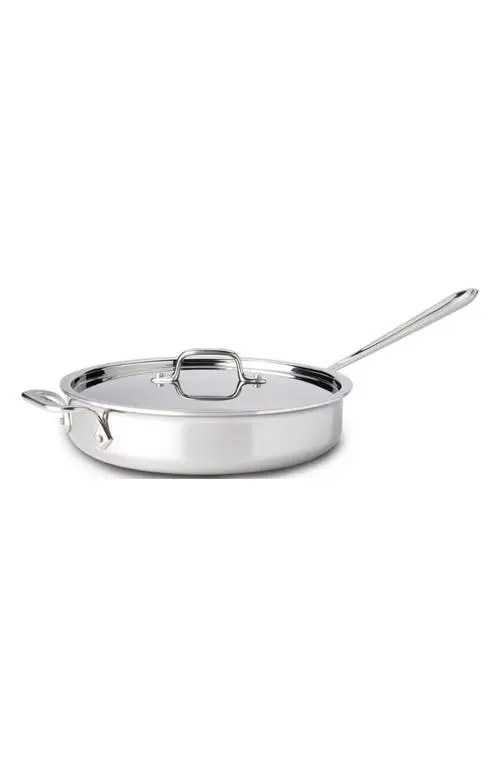 ALL-CLAD D3 3-quart Stainless Steel Sauté Pan - Silver