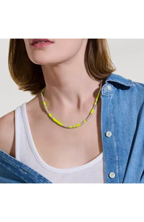 John Hardy Sterling Silver Heishi Necklace