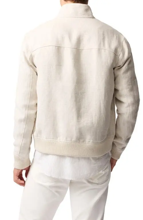 Rodd & Gunn Stavely Linen Bomber Jacket