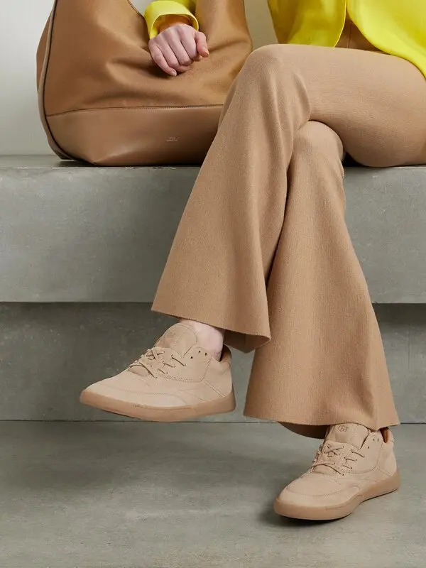 Gabriela Hearst Ohio Suede Sneakers - Neutrals