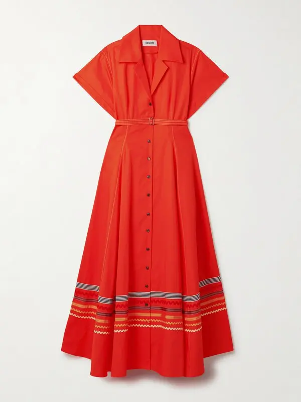 chinese dress ladies Christopher John Rogers Striped Cutout Handkerchief-Hem Maxi Tank Dress, Spritz, Women's, L, Casual & Work Dresses Maxi Dresses main image 0