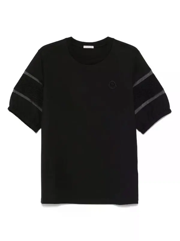 Moncler Logo-patch T-shirt - Black