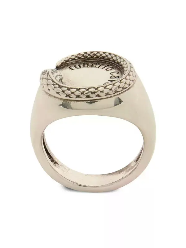 Roberto Cavalli Snake Ring - Silver
