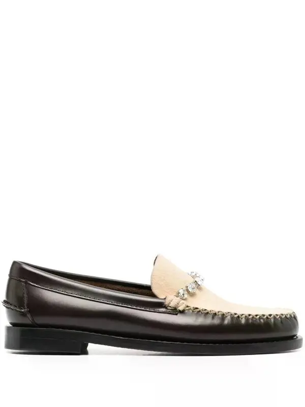 FORTE_FORTE X Sebago Crystal-embellished Loafers