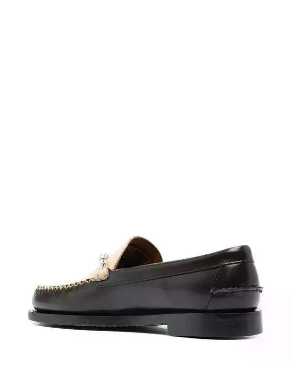 FORTE_FORTE X Sebago Crystal-embellished Loafers