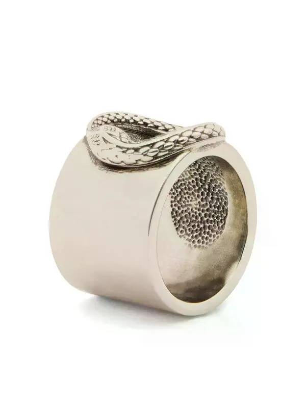 Roberto Cavalli Snake Ring - Silver