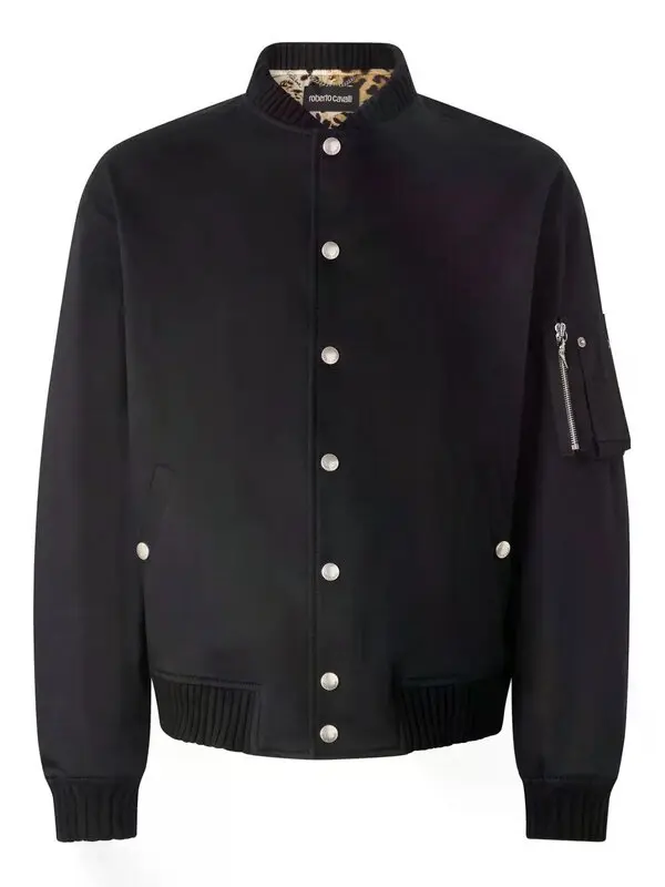 Roberto Cavalli Padded Bomber Jacket