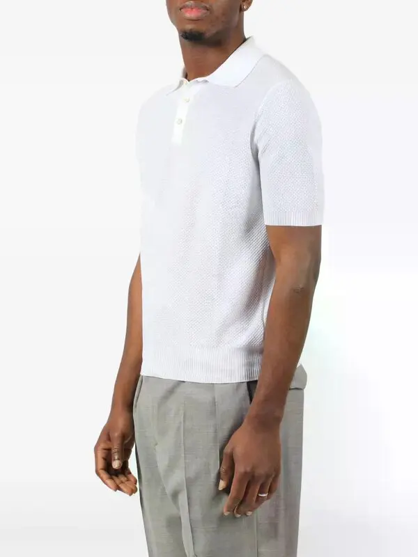 Tagliatore Frat Polo Shirt - White