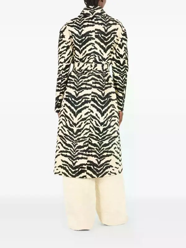 Roberto Cavalli Tiger-print Overcoat