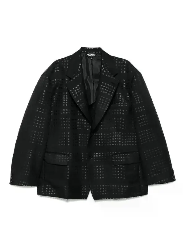 BLACK COMME DES GARÇONS Polka Dot-print Blazer