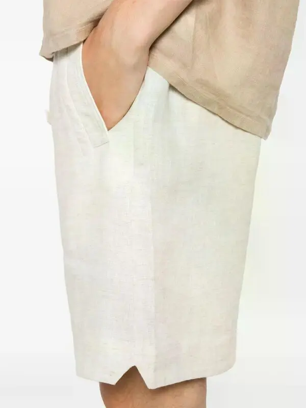 Eleventy Drawstring-waist Shorts - Neutrals