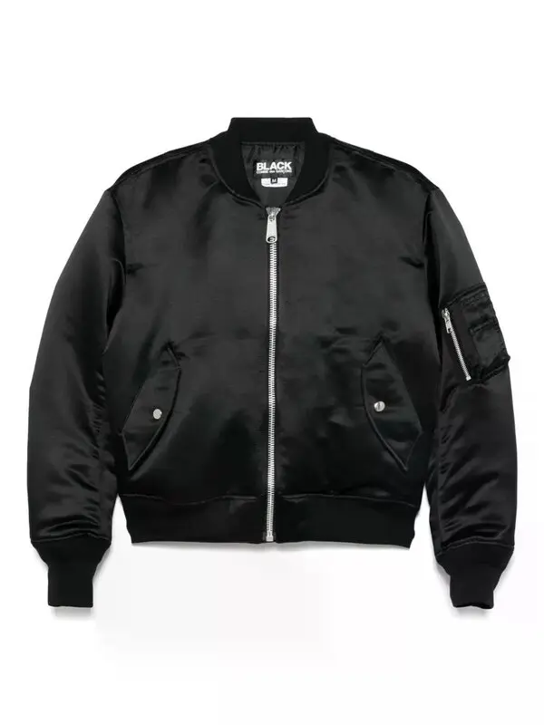 BLACK COMME DES GARÇONS Satin Bomber Jacket