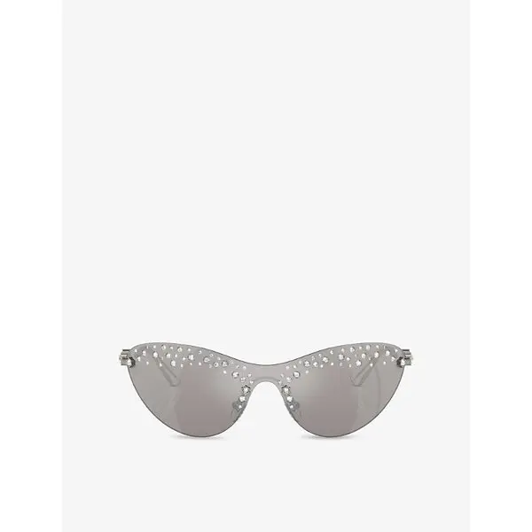 SWAROVSKI Sk7023 Cat-eye Sunglasses - Grey