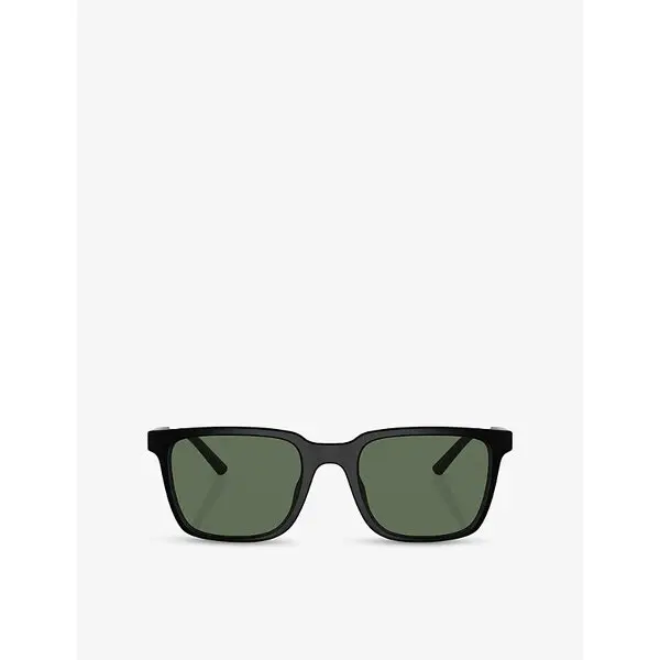 Oliver Spencer Square Frame Sunglasses - Black