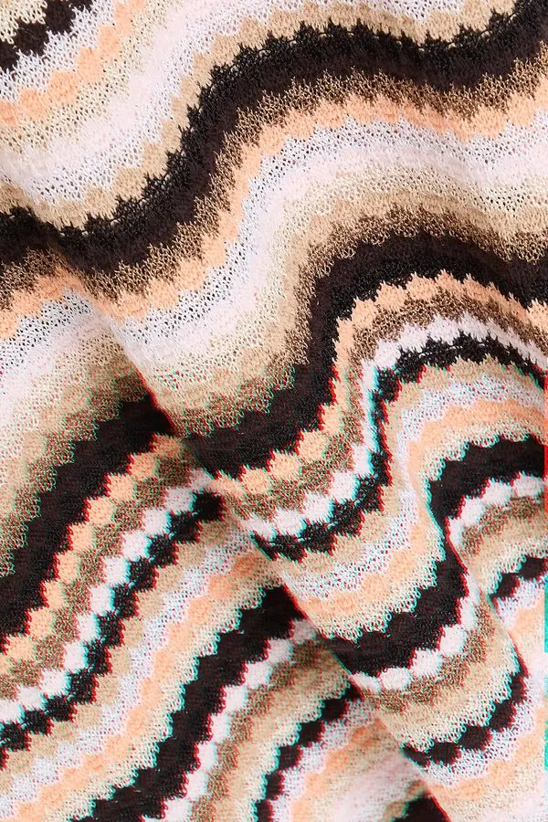 Missoni Striped Crochet-knit Tank - Neutral