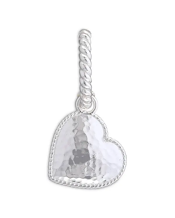 CAPUCINE DE WULF 18k Plated Heart Pendant - Silver