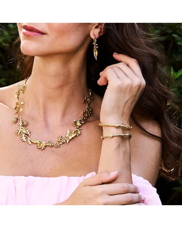 CAPUCINE DE WULF Meadow Ladybug Petite Cuff - Gold