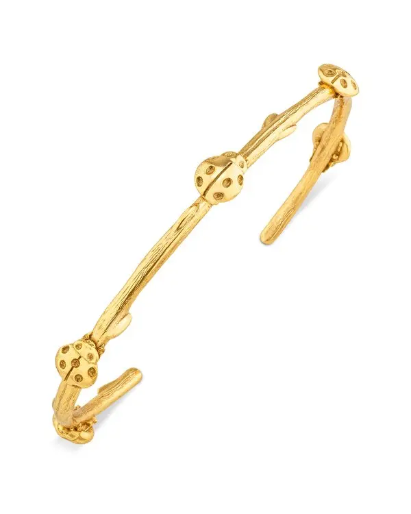 CAPUCINE DE WULF Meadow Ladybug Petite Cuff - Gold
