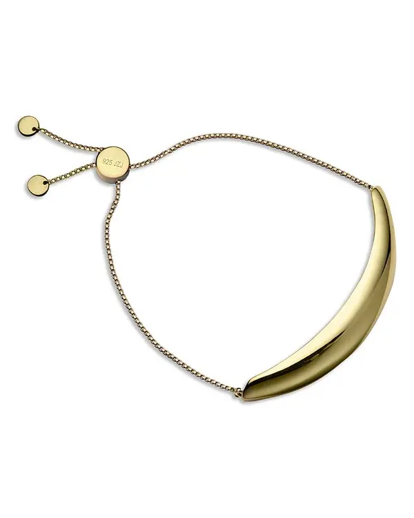 Jennifer Zeuner Jewelry Nevi Id Plate Bolo Bracelet - Gold