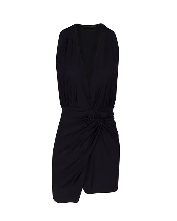 VIX PAULA HERMANNY Karina Mini Dress Swim Cover-up - Black