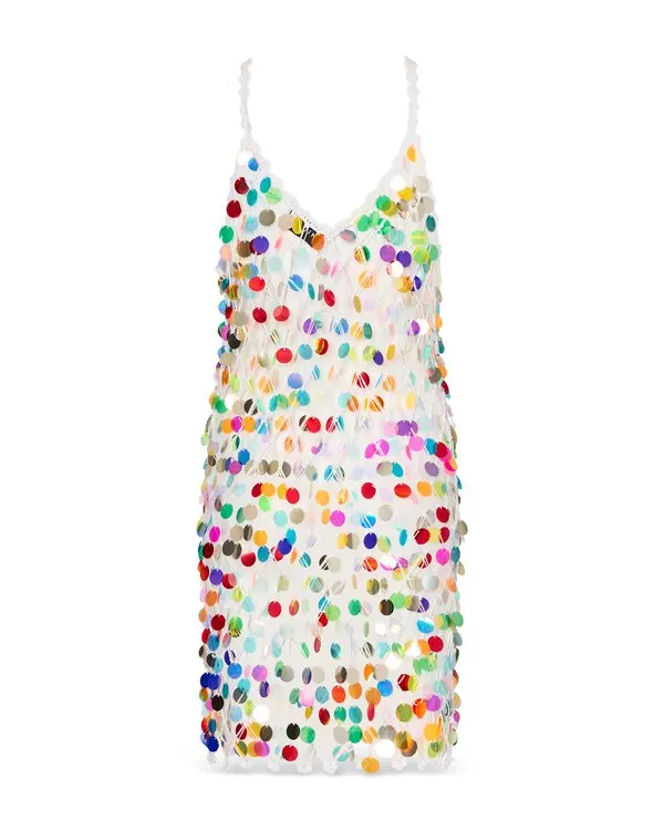white christmas dresses The Noli Shop Womens Seraphina Sequin Crochet Dress - Espresso
